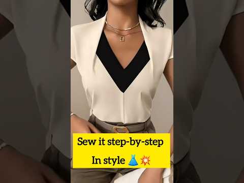 💥 Sew This Stylish V-Neck Fast
