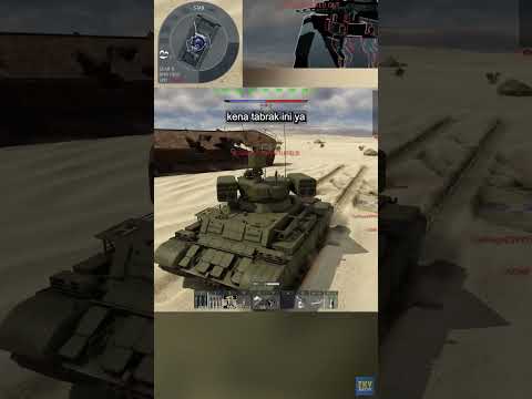 PEEK A BOO USING CHINESE TERMINATOR TANK QN-506 - War Thunder Indonesia #shorts