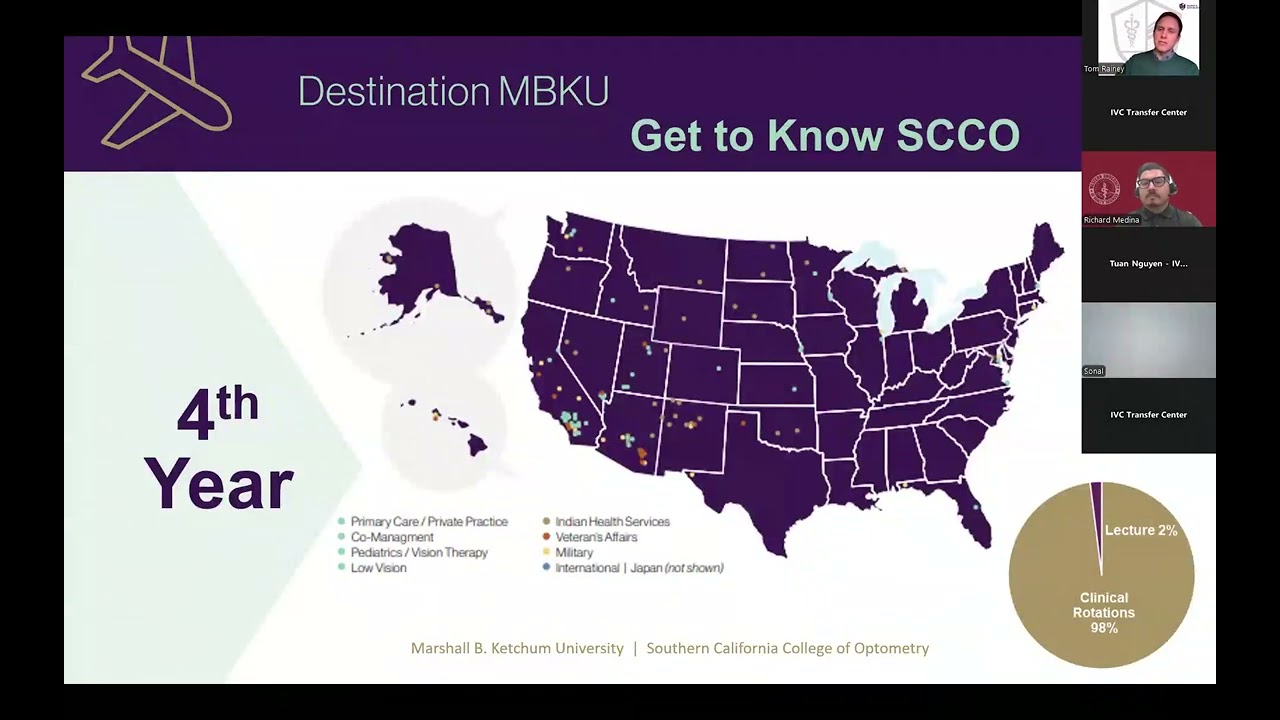 Optometry School: Admissions Presentations