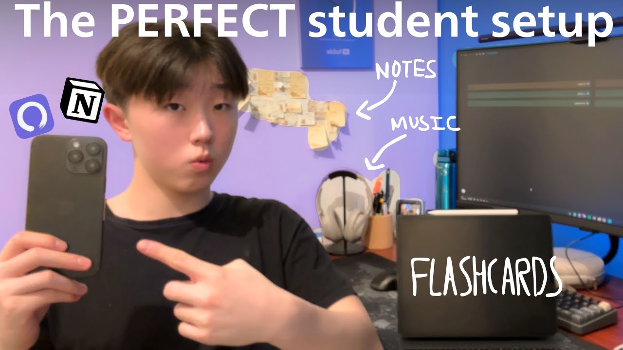 How to set up the PERFECT study space & phone to study effectively