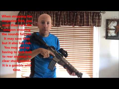 Immediate Action for an AR or M-16/M4 Rifle for the Novice with captions