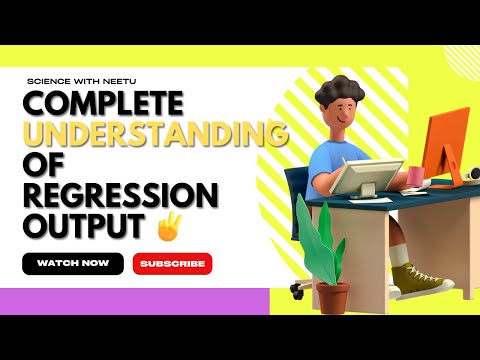 Complete Interpretation of Regression Analysis Output | In Hindi | Science With Neetu