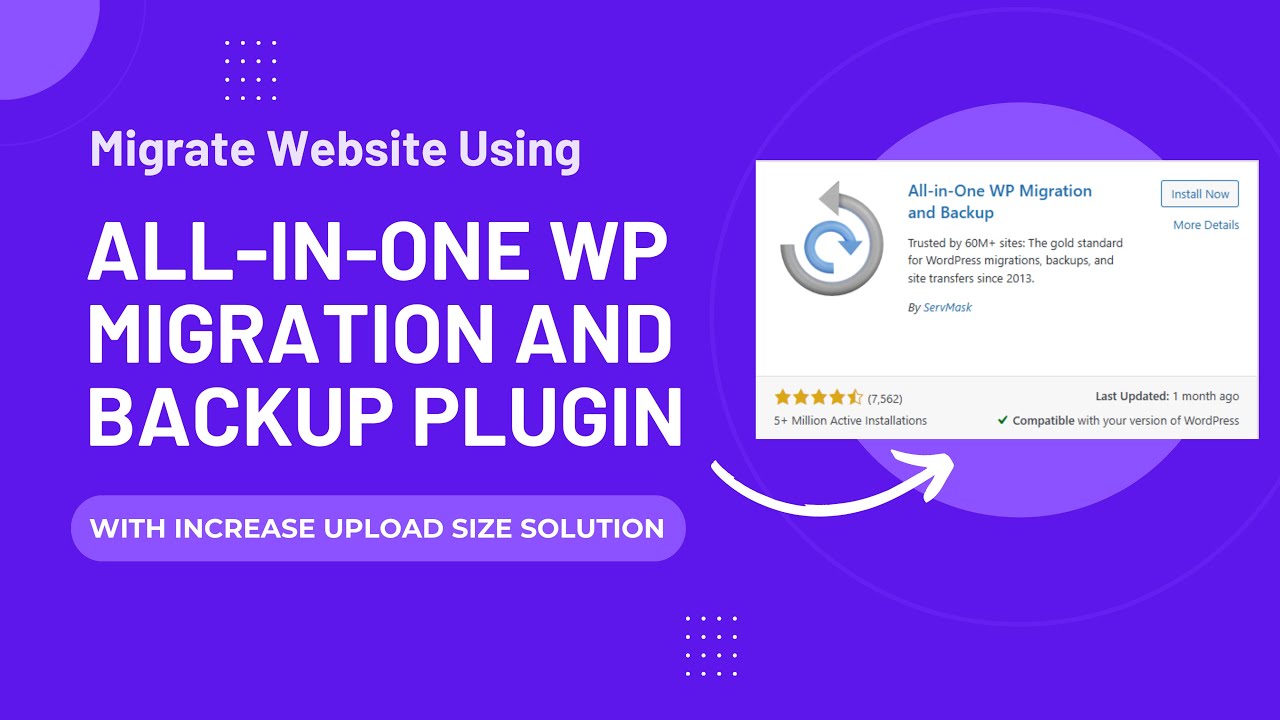 How to Migrate Website Easily Using All-In-One WP Migration | Step-by-Step Tutorial