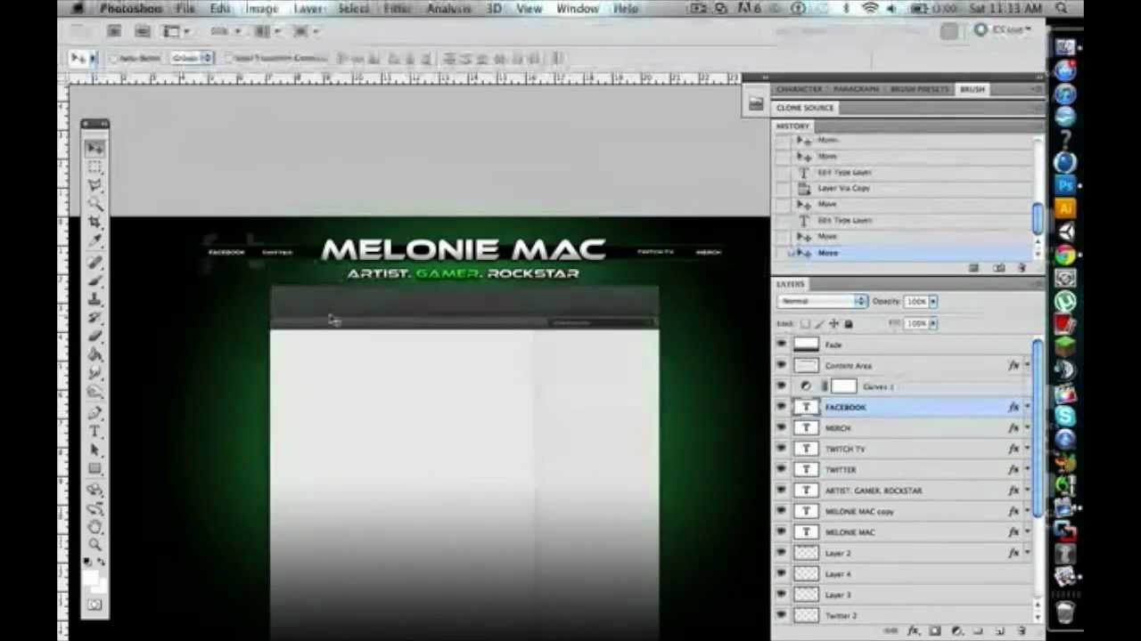 Melonie Mac - Background Speed Art - By Ormad