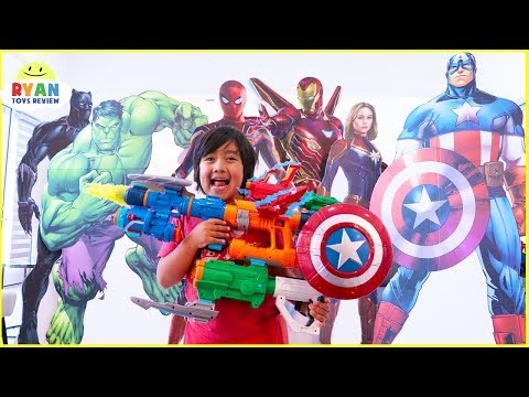 Marvel Avengers Endgame Superhero Nerf Toys Hide and Seek