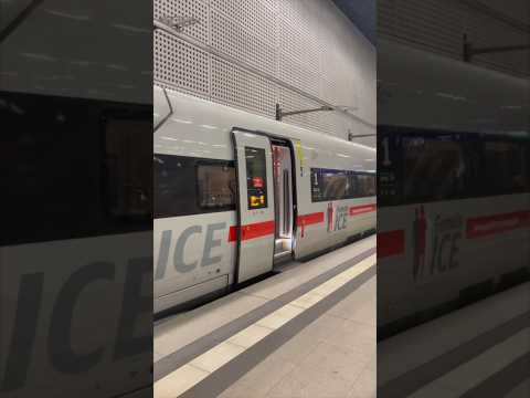 ALL FEMALE CREW: Deutsche Bahn ICE-Berlin Hbf #travel #germany #shorts #railway #trains