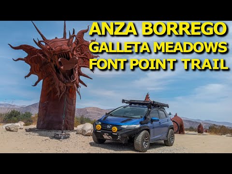 Galleta Meadows & Fonts Point in Anza Borrego State Park - California