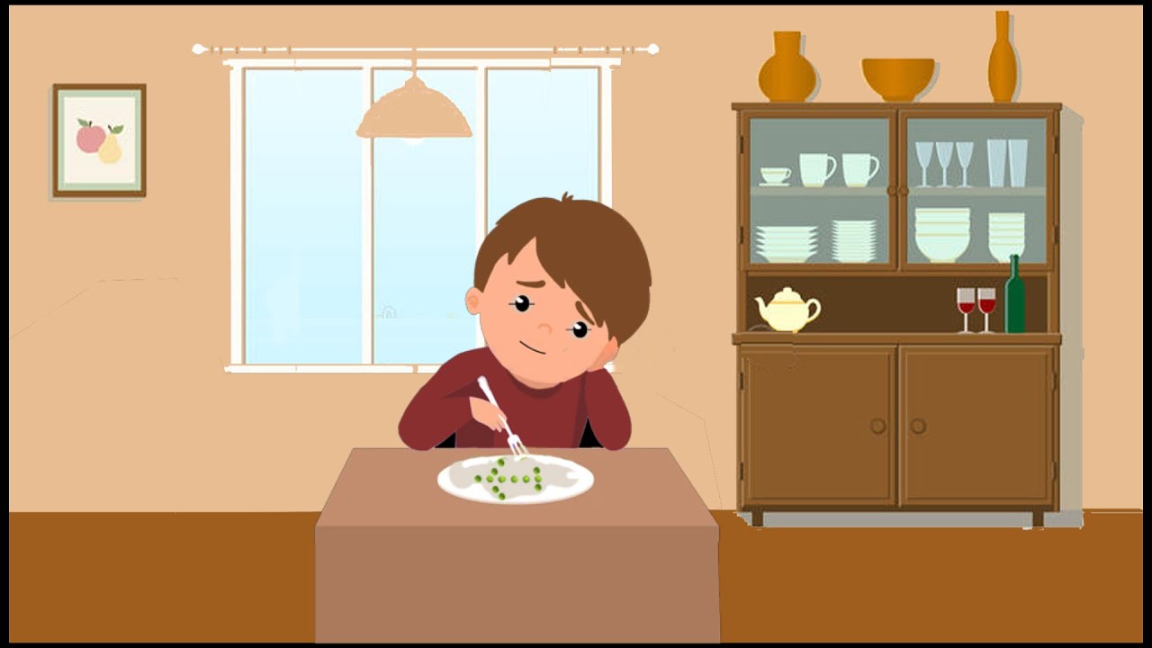 El niño que no quería comer legumbres