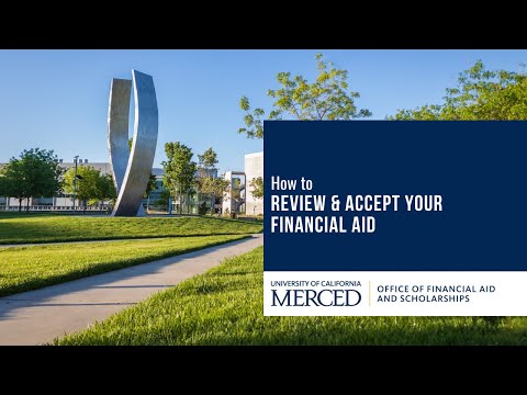 How to Review and Accept your Financial Aid