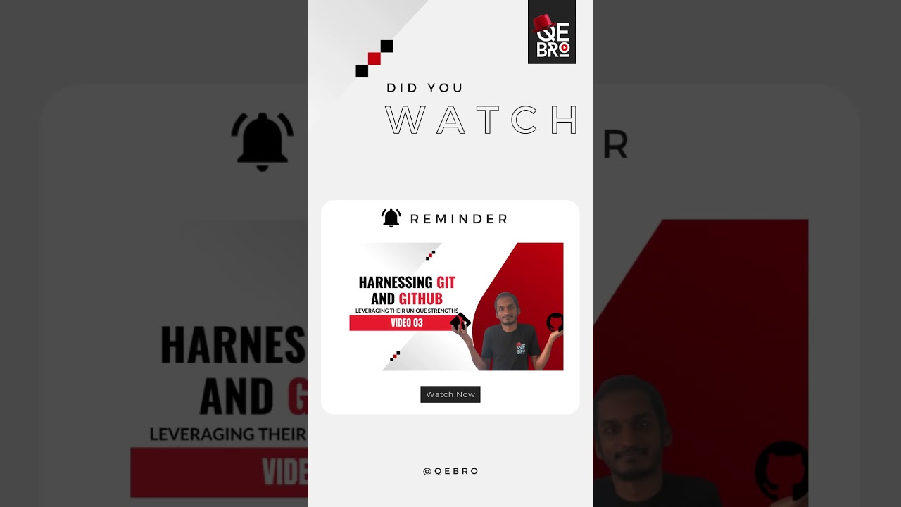 Harnessing Git and GitHub | Leveraging Their Unique Strengths #qa #qe #testing #git #github #vcs