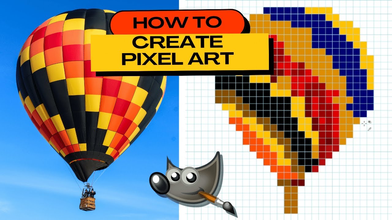 Easily Create Pixel Art in GIMP! (Tutorial)