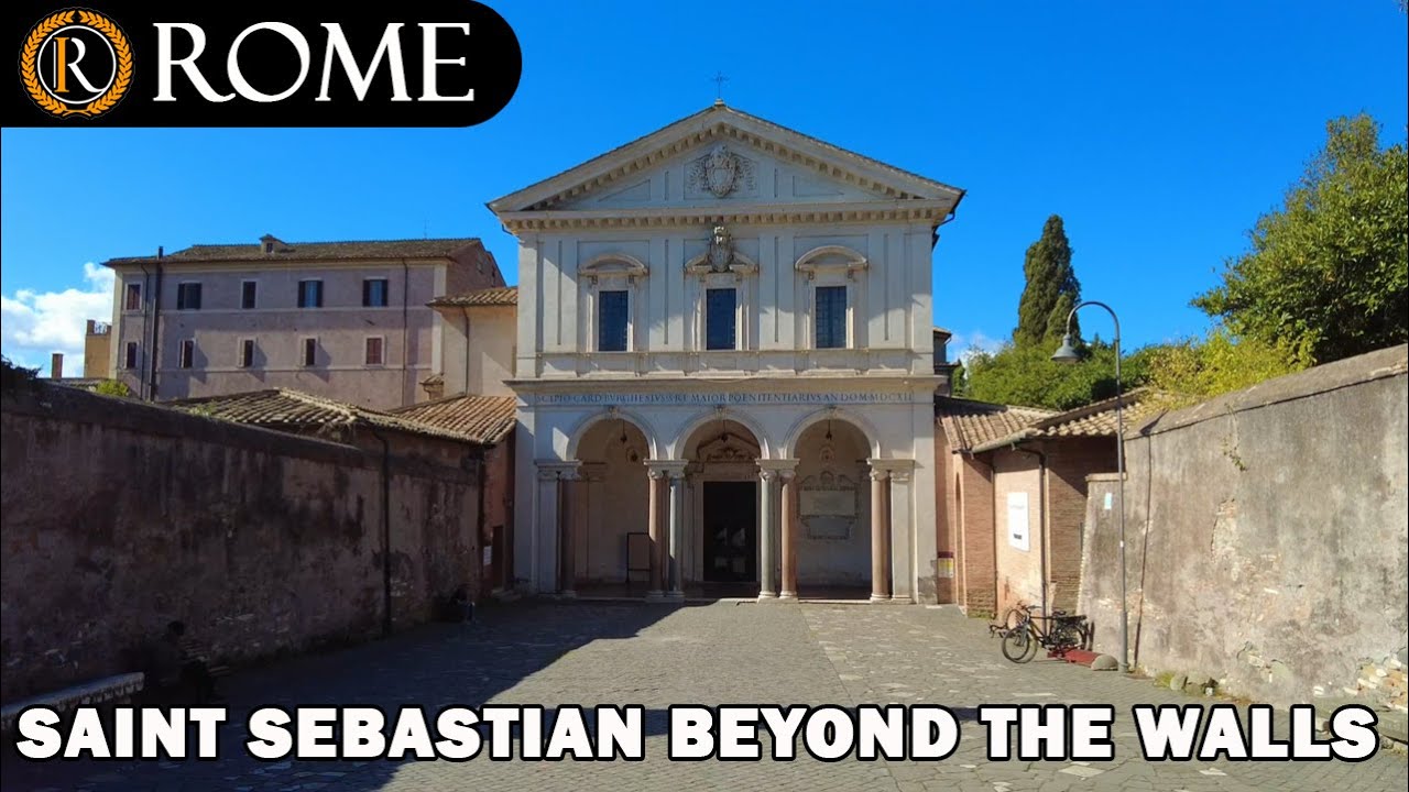 Rome guided tour  ➧ Saint Sebastian beyond the Walls - Quo Vadis [4K Ultra HD]