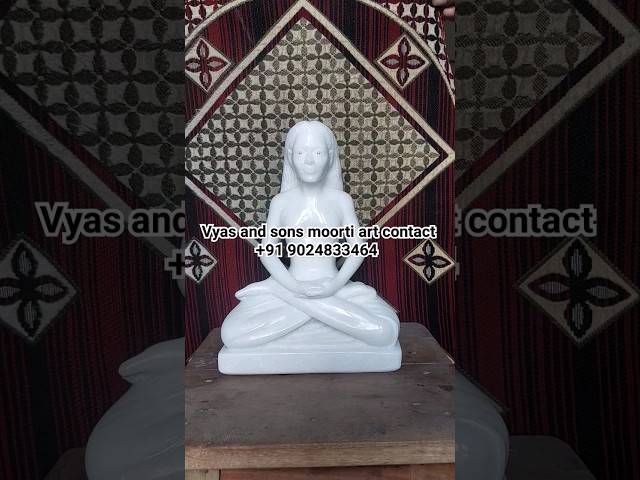 Mahavatar Babaji Marble Statue - Lahiri Mahashaya Yoga Master Marble ...