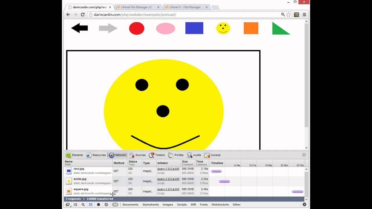 Preloading Data with Javascript