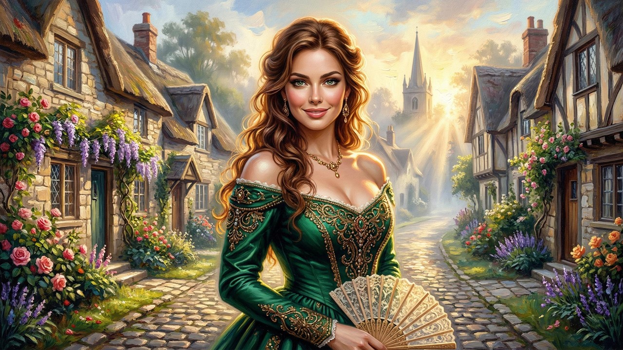 Serene Victorian Village: Sunlit Pastoral Life & Starry Nights | Monet & Renoir | AI Music Video