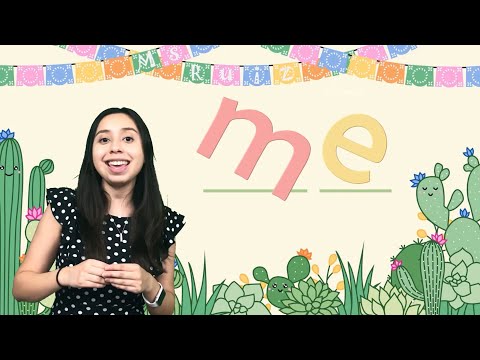 Palabras de uso frecuente canción ( me ) Kindergarten Sight Word Song in Spanish