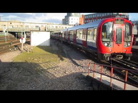 Metropolitan Line S8 Stock 21018 arrives at Harrow-on-the-Hill