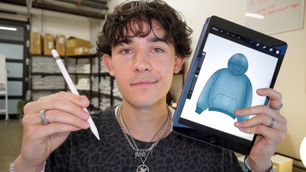 how to design clothes on an ipad with procreate