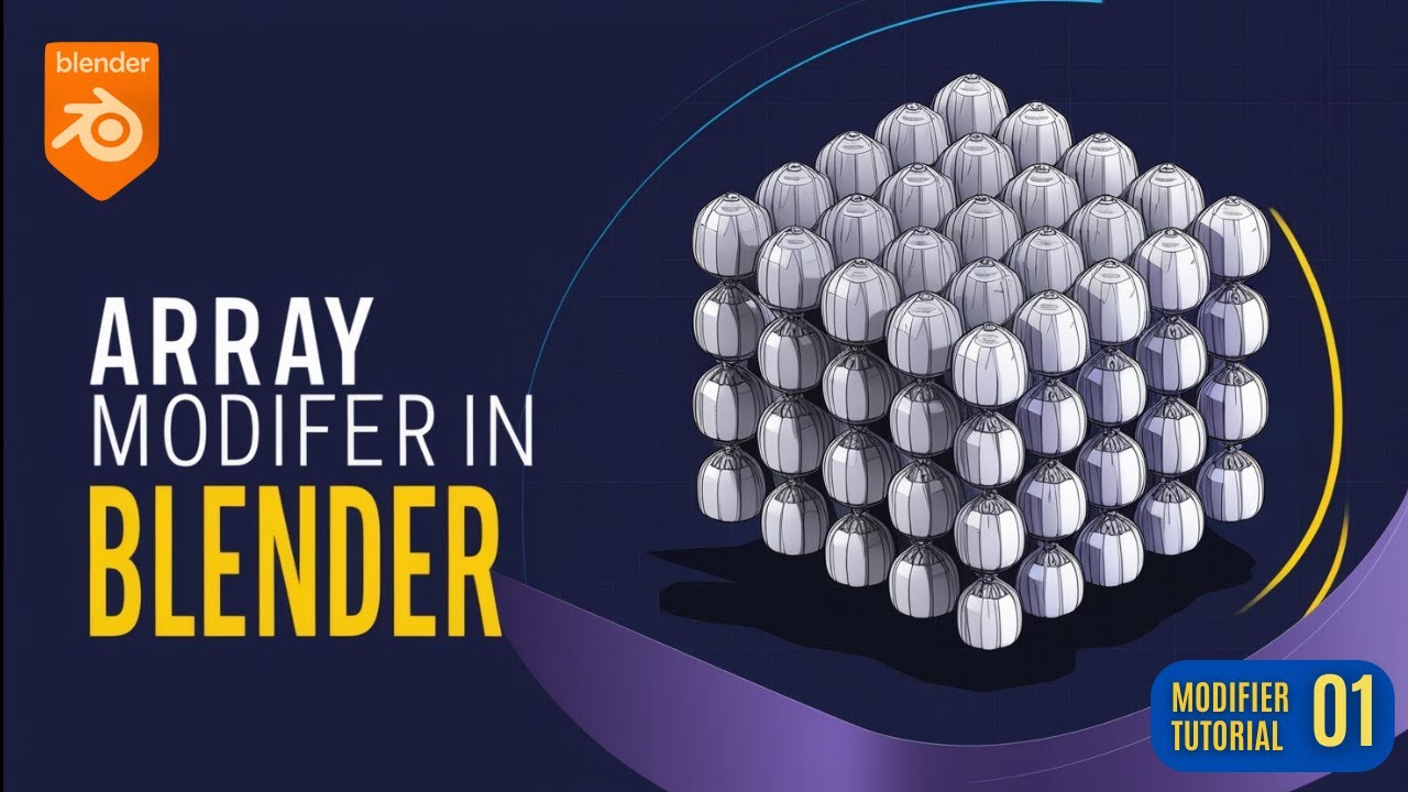 Array Modifier / Blender Modifier Tutorial Part - 01.