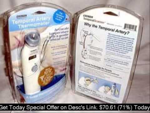 Exergen Temporal Artery Thermometer MODEL 2000C TAT2000C Battery ...