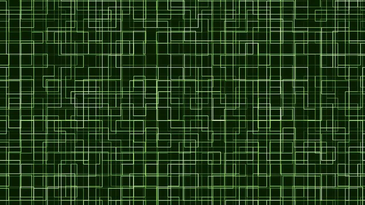 Abstract Green Grid Relaxing 4K Wallpaper (No Audio)