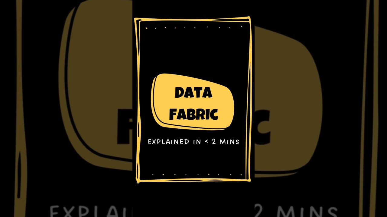 Data Fabric Made Simple: Easiest Explanation!