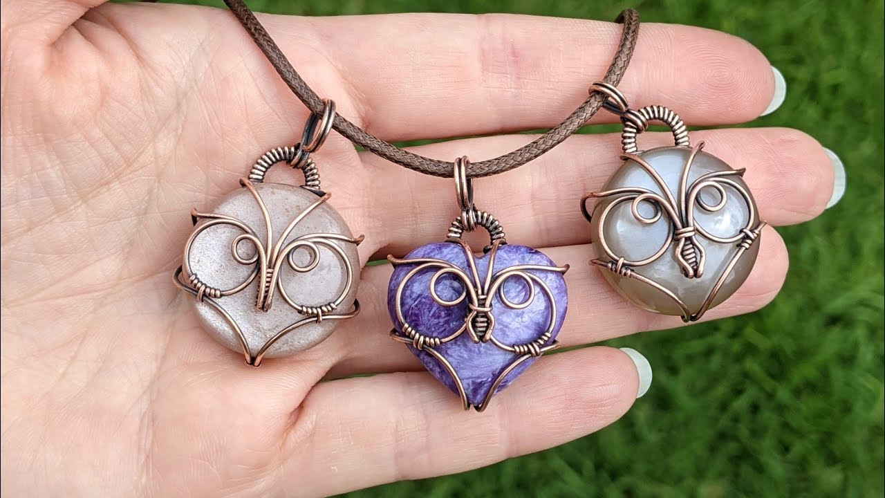 Owl Pendant Wire Wrapping Tutorial