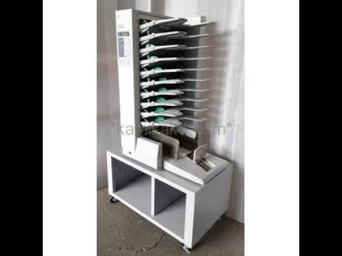 [中古]コロ式 10段丁合機 理想コレータ TC3100 RISO(リソー)製 動作確認動画1572739000083547028