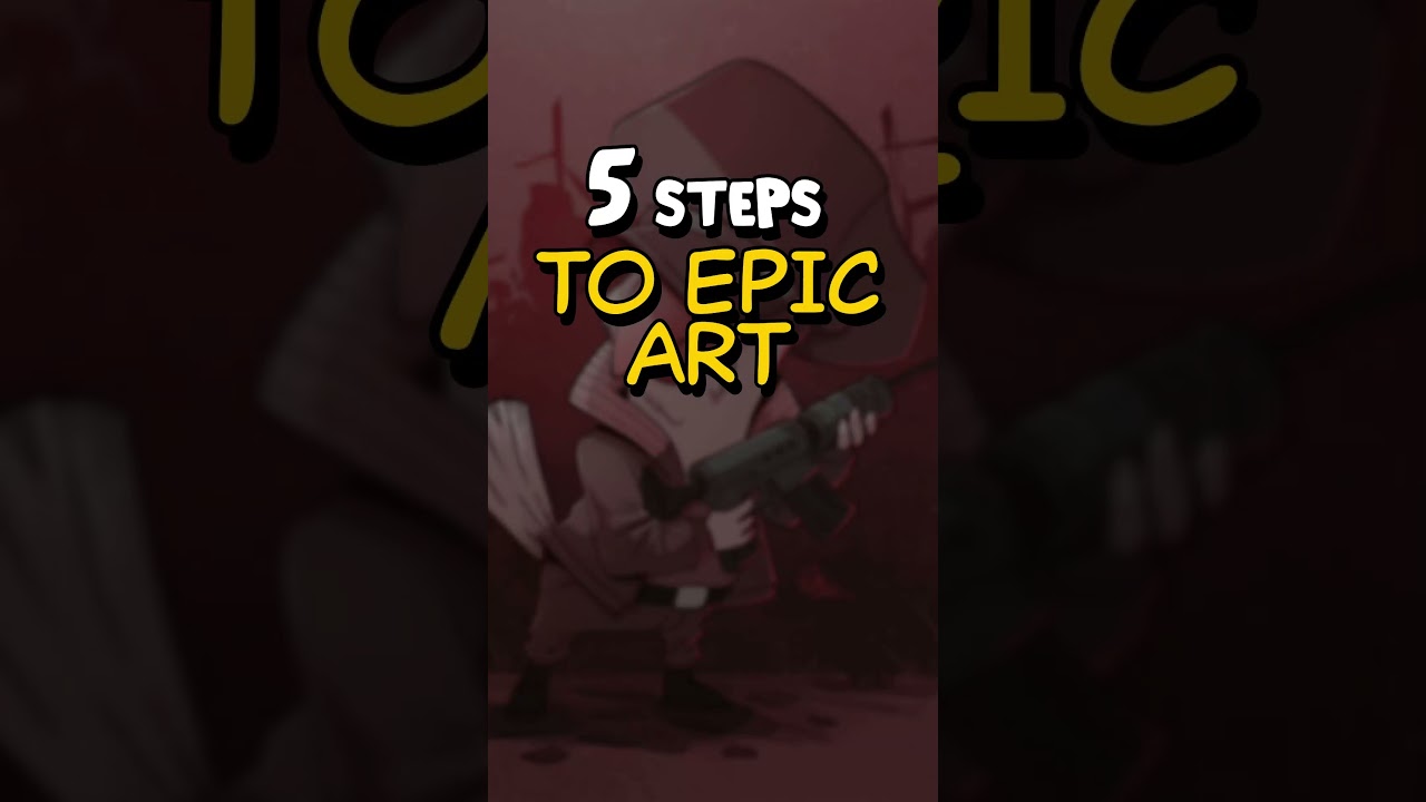 5 steps to epic Art #drawing  #art #cartoon #aprenderadibujar #drawings #sketch  #comics #artist
