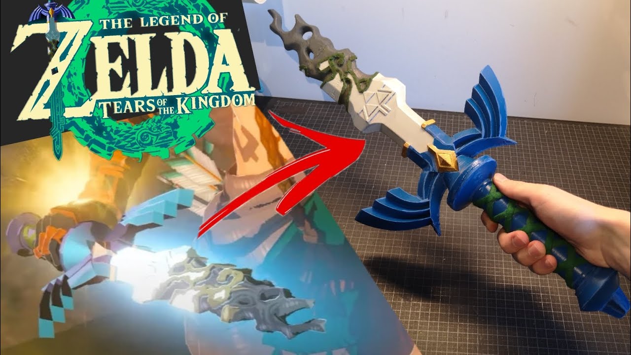 How to 3D print a Broken Master Sword! - Zelda Tears of the kingdom