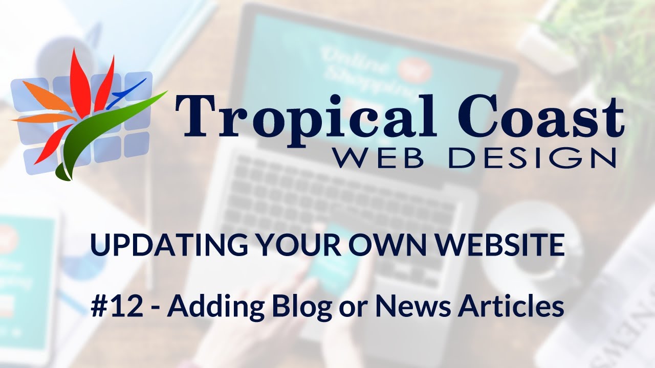 Adding News or Blog Articles