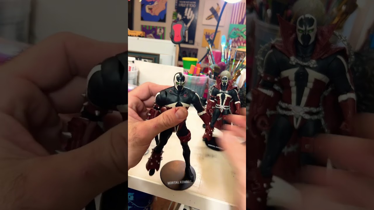 Mcfarlane Spawn Capeless Mortal Kombat Action Figure