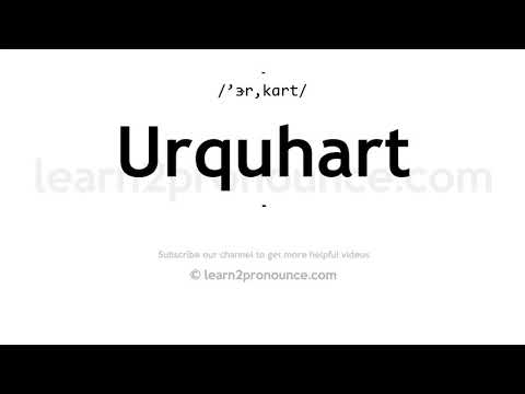 How to pronounce Urquhart | English pronunciation