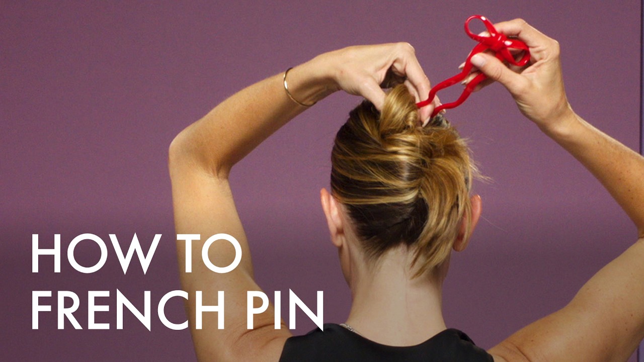 Easy French Pin Hairstyles for Long Hair