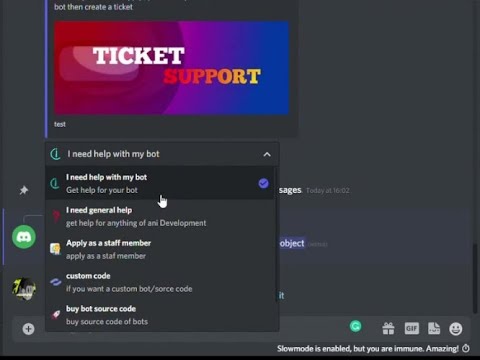 How to create An Advance Ticket bot