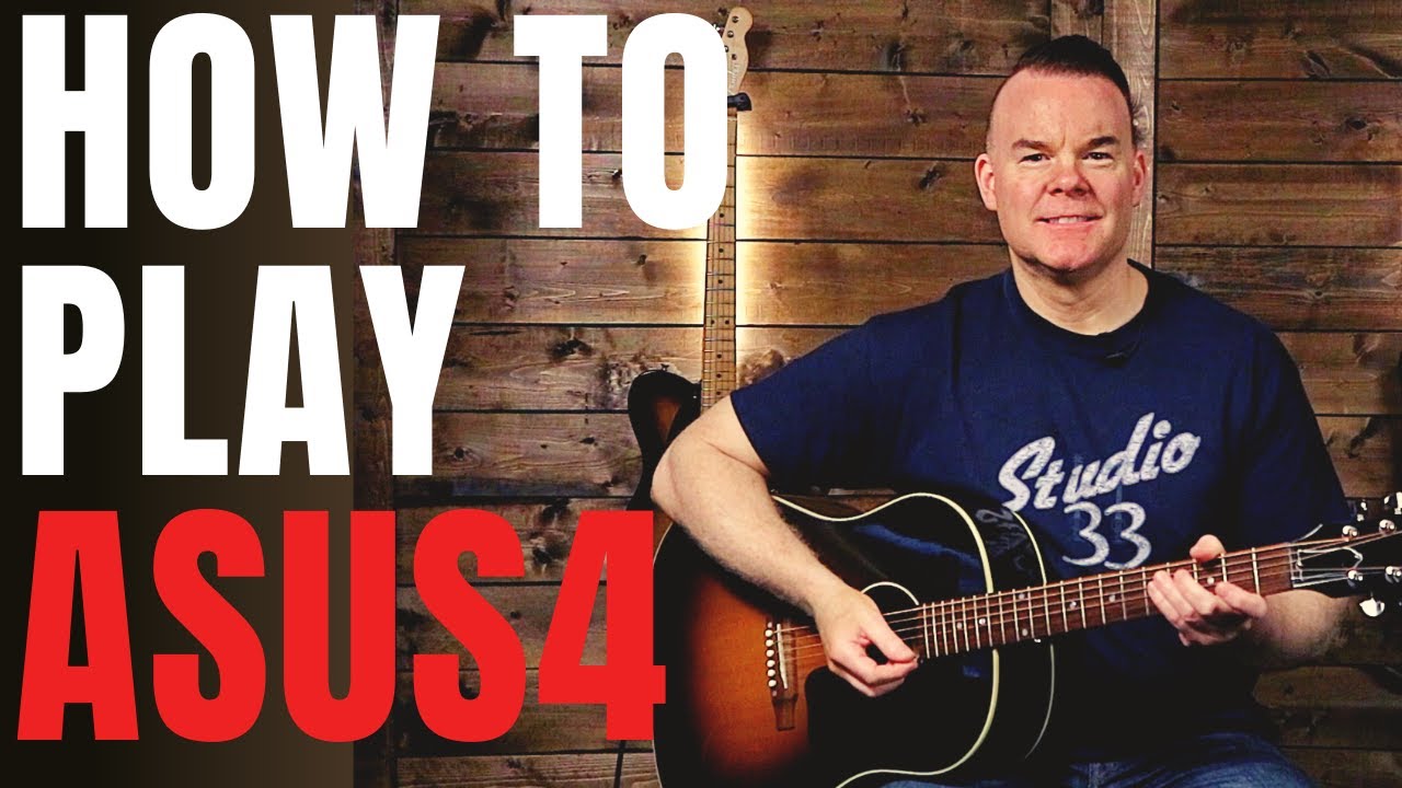 How to Play Asus4 Chord On Guitar  (Asus4 Guitar Lesson)