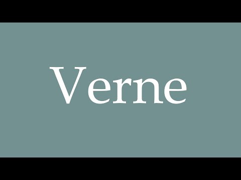 How to Pronounce ''Verne'' Correctly in French