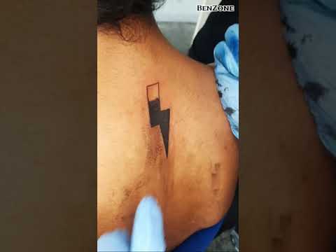 Lightning Bolt Tattoo⚡| BenZone #shorts