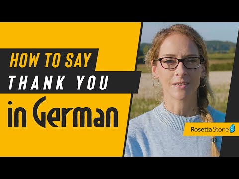 How to Say Thank You in German in 4 Different Ways With Pronunciation Tips | Rosetta Stone®
