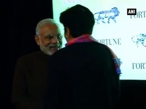 PM Modi interacts with leading Fortune 500 CEOs in New York