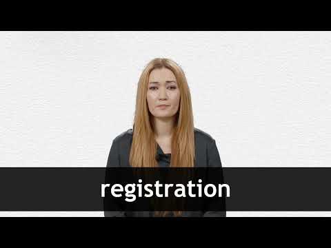 How to pronounce REGISTRATION in American English