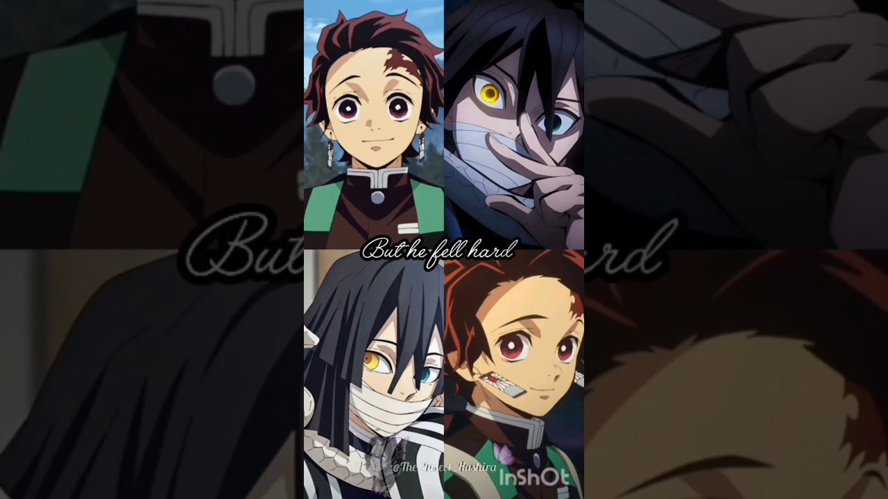 but he fell harder #kimetsunoyaiba #demonslayer #kny #knyships #tankana #obamitsu  #anime #otaku