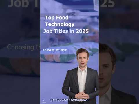 Top Food Technology Job Titles in 2025! #food #innovation #chocolate #business #duet