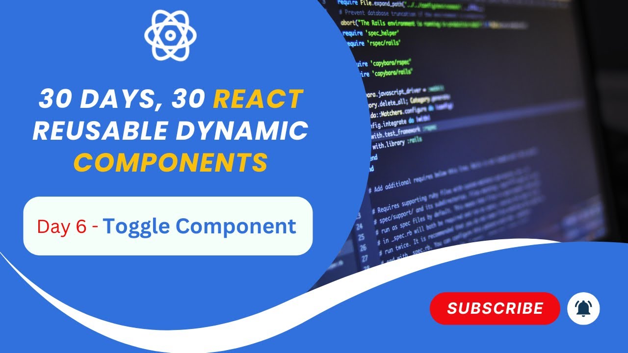 How to Implement a Light/Dark Mode Toggle Component in React | Step-by-Step Tutorial