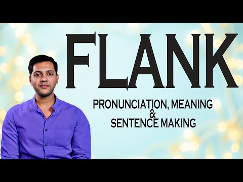 Flank - Meaning & Pronunciation Word World Audio Video Dictionary