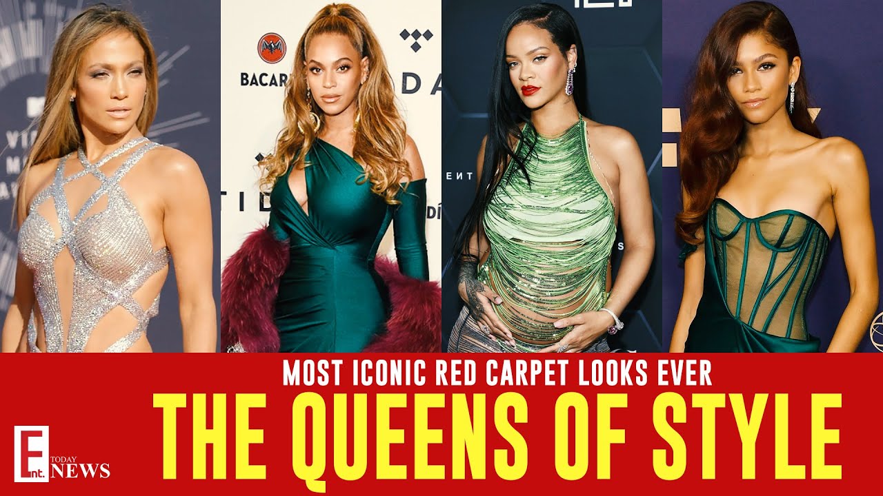 Most Iconic Red Carpet Looks Ever | Top 5 Fashion Queens of All Time!