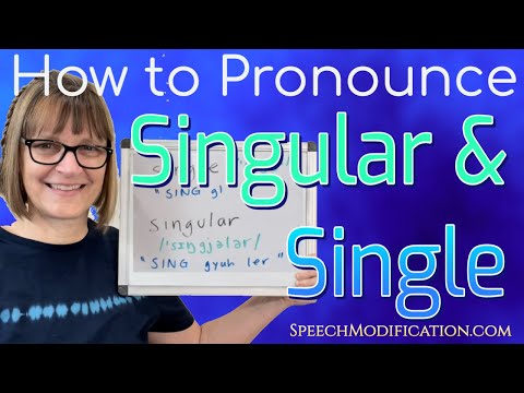 How to Pronounce Singular and Single