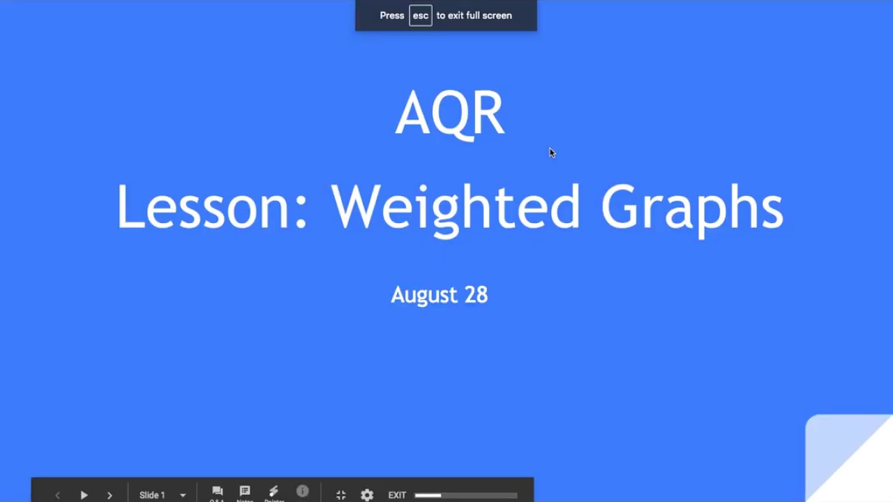 SAS 3 - Weighted Graphs
