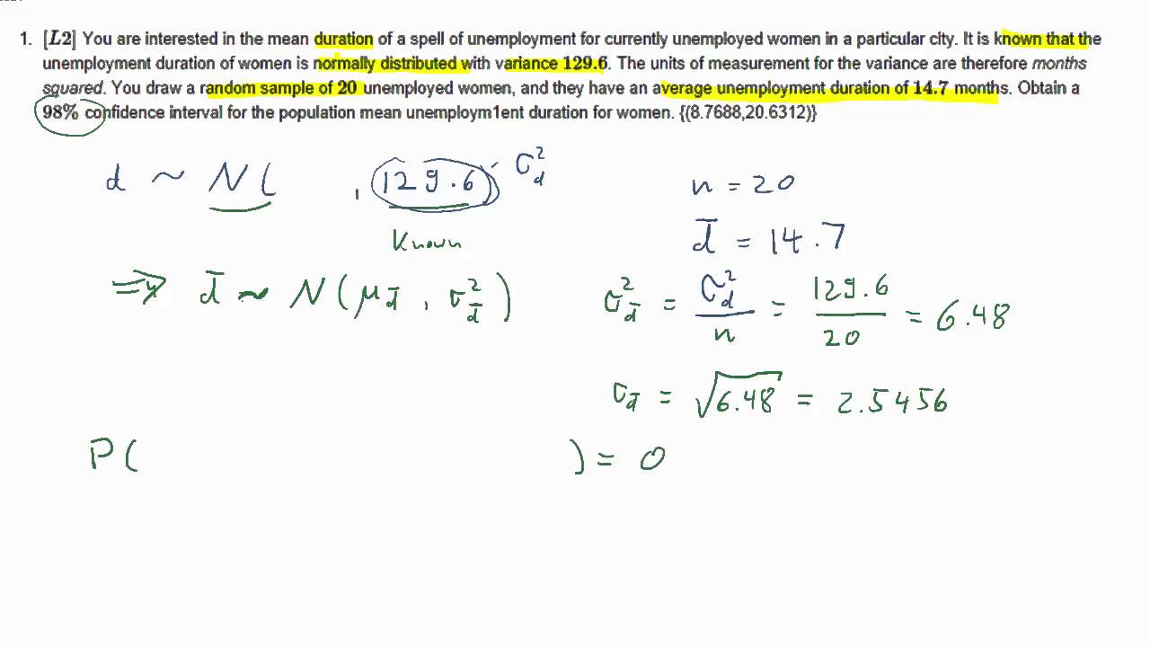 ECLR Confidence Interval Exercise 1