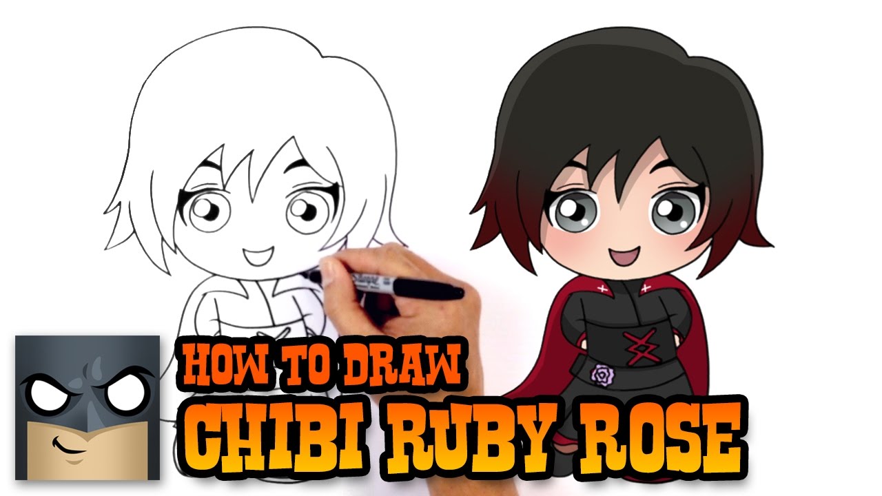 How to Draw Ruby Rose | RWBY